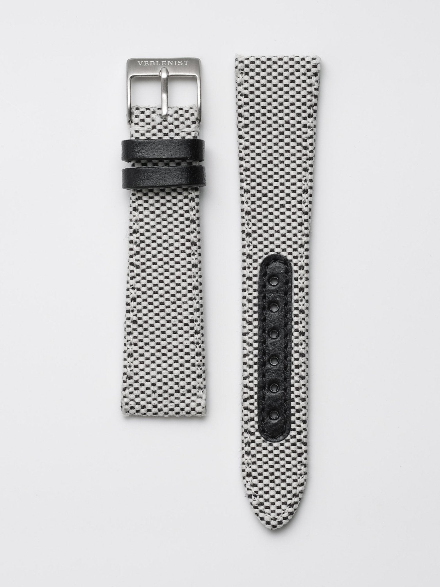 Lorenzo Checkered Canvas Watch Strap | Veblenist – VEBLENIST