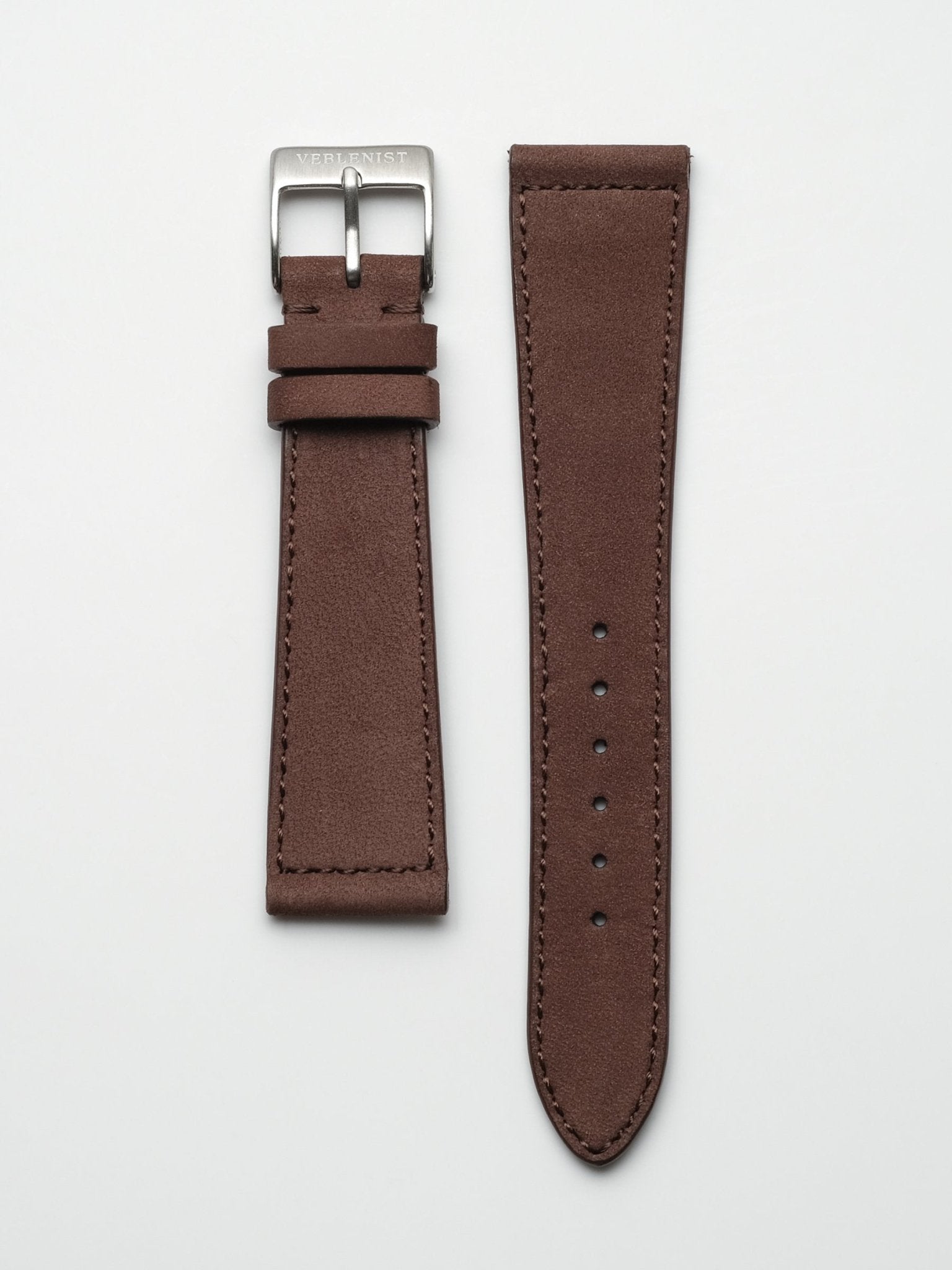 Paloma Brown Nubuck Leather Watch Strap | Veblenist – VEBLENIST